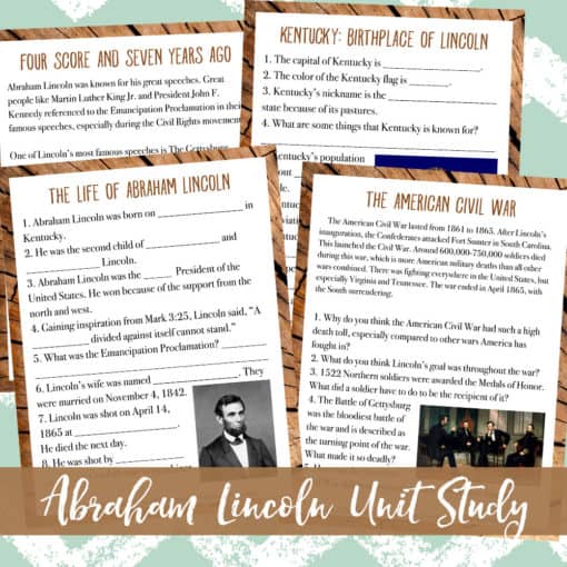 Abraham Lincoln Unit Study – Mulberry Wind Acres