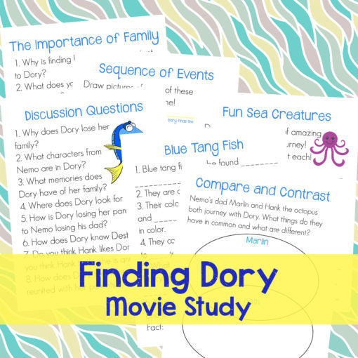 Finding Dory Unit Study – Mulberry Wind Acres