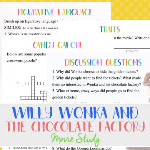 Willy Wonka Unit Study – Mulberry Wind Acres