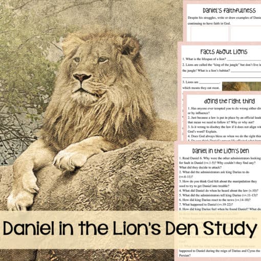 Daniel In The Lion's Den – Mulberry Wind Acres